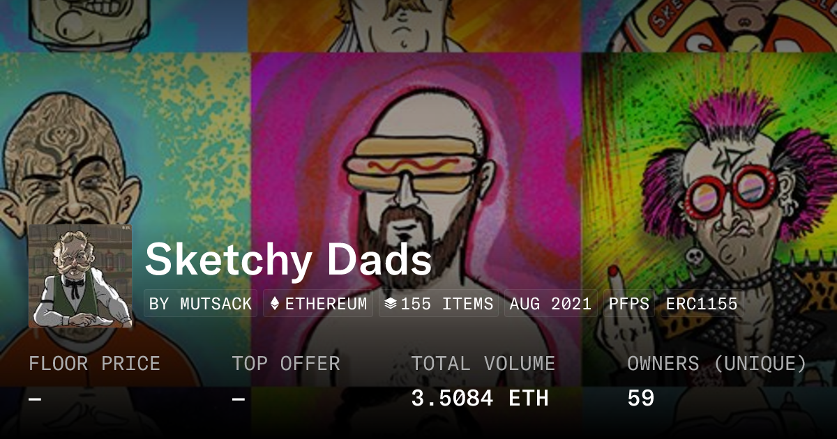 Sketchy Dads - Collection | OpenSea
