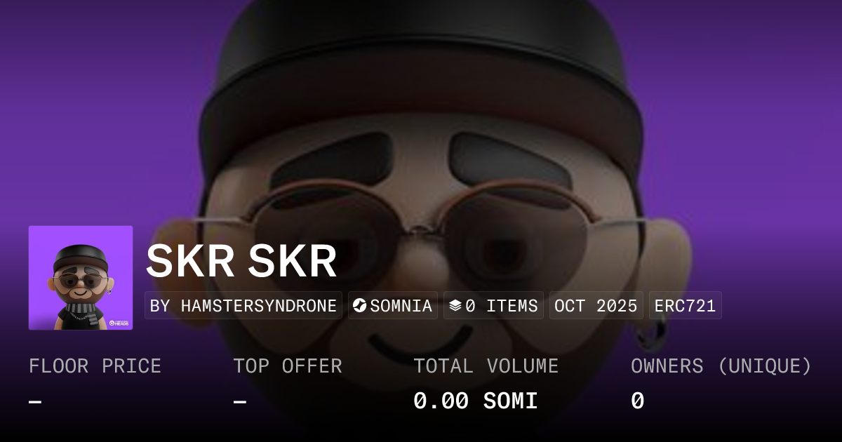 SKR SKR - Collection | OpenSea
