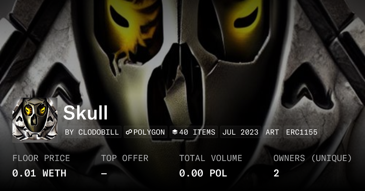 Skull - Collection | OpenSea