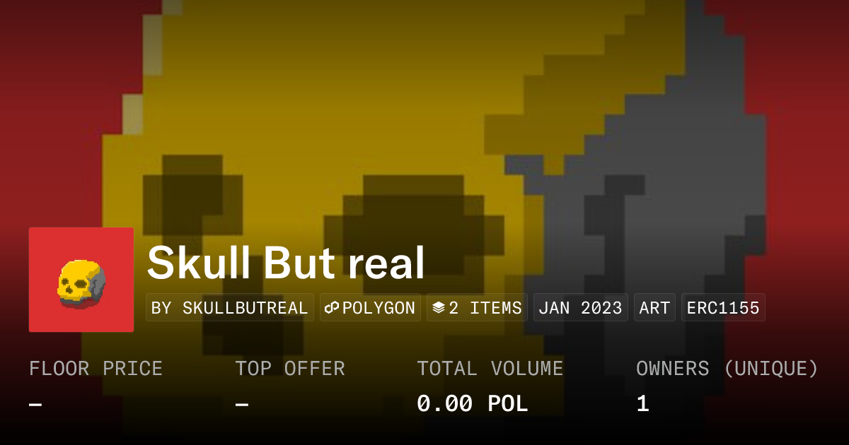 Skull But real - Collection | OpenSea