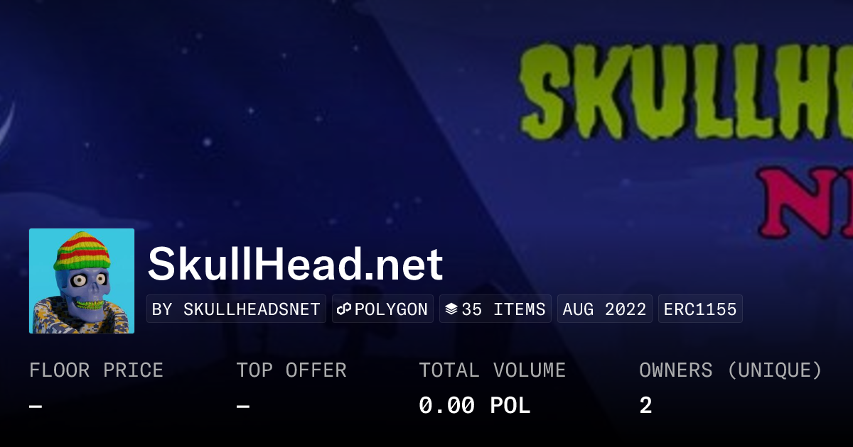 SkullHead.net - Collection | OpenSea