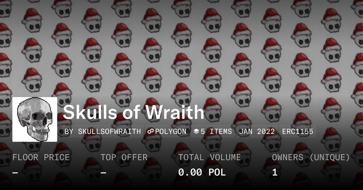 Skulls of Wraith - Collection | OpenSea