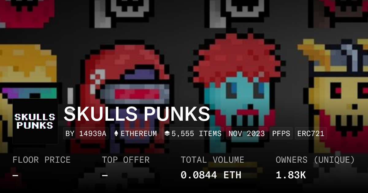 SKULLS PUNKS - Collection | OpenSea