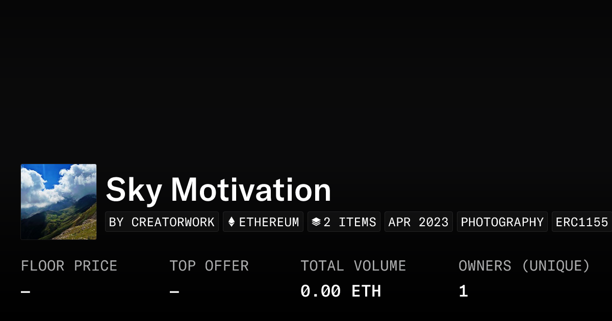 Sky Motivation - Collection | OpenSea