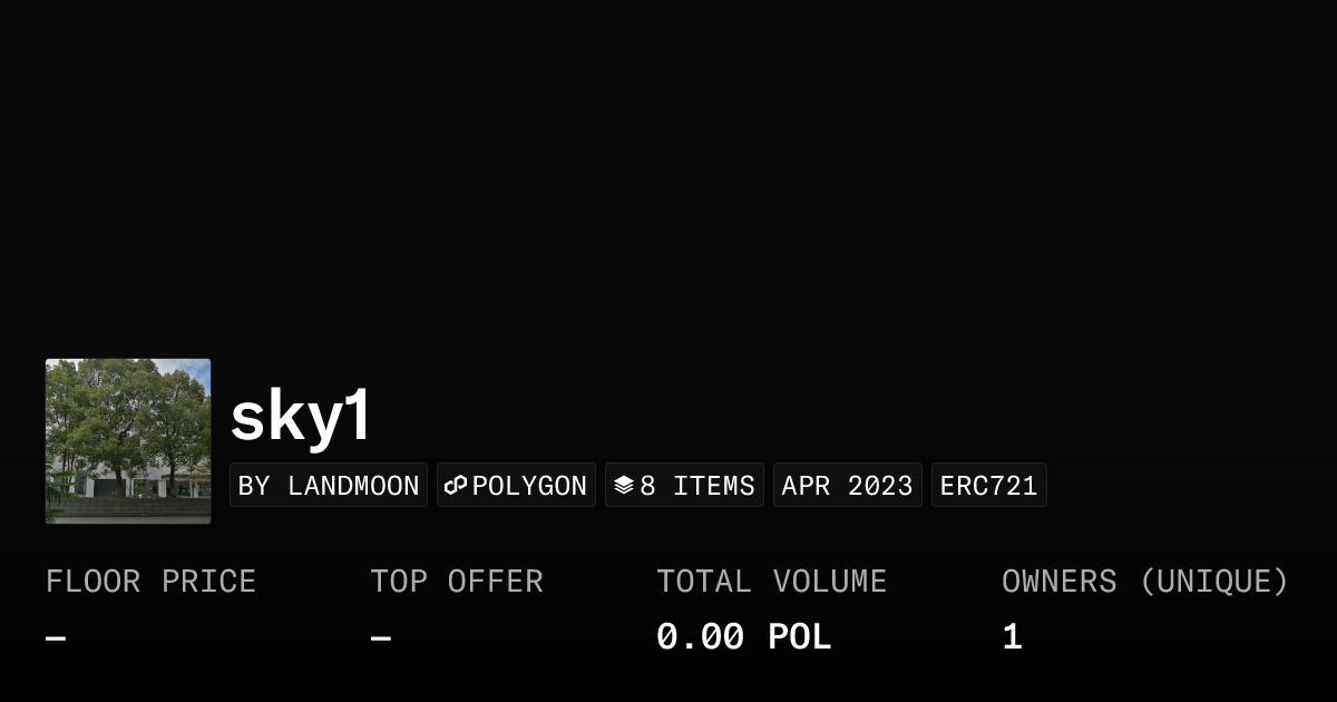 sky1 - Collection | OpenSea