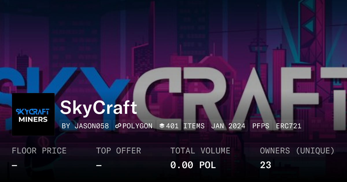 SkyCraft - Collection | OpenSea