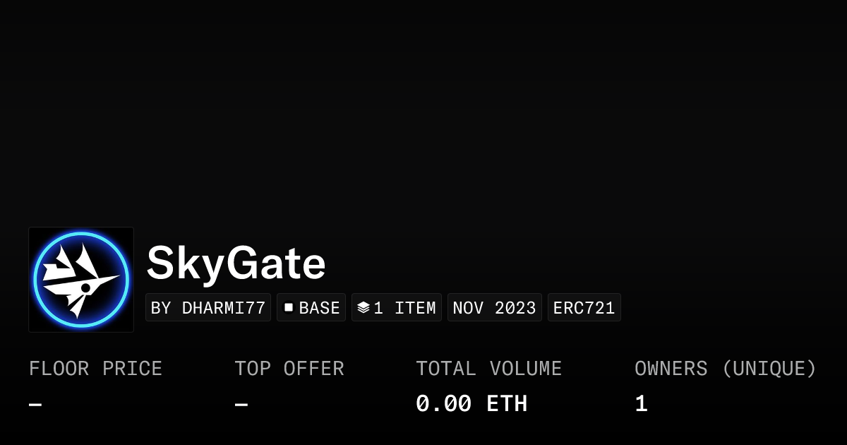 SkyGate - Collection | OpenSea