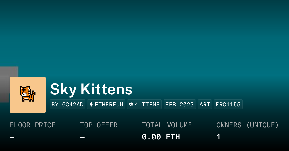 Sky Kittens - Collection | OpenSea