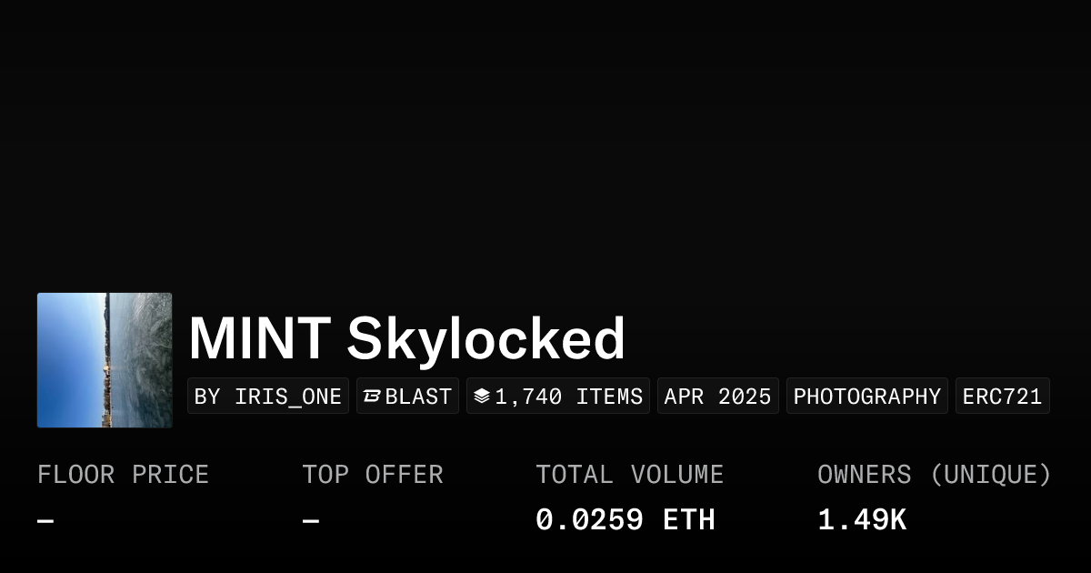 MINT Skylocked - Collection | OpenSea