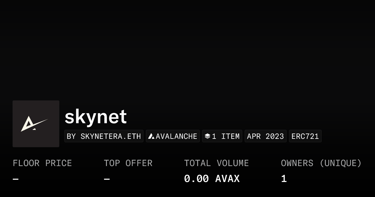 skynet - Collection | OpenSea