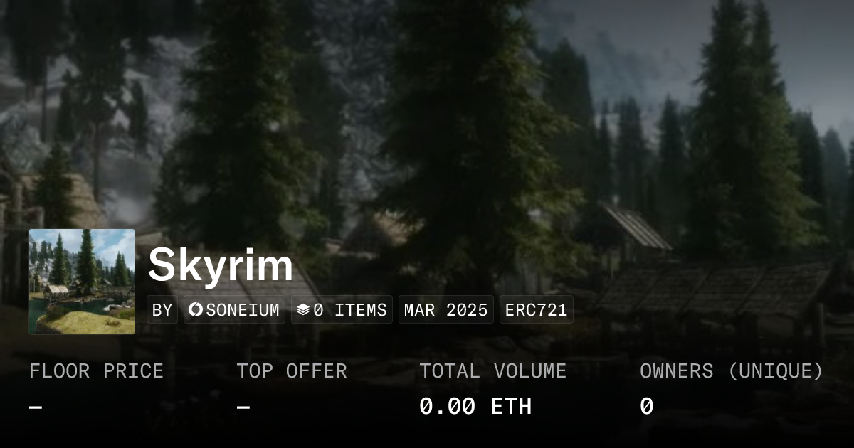 Skyrim - Collection | OpenSea