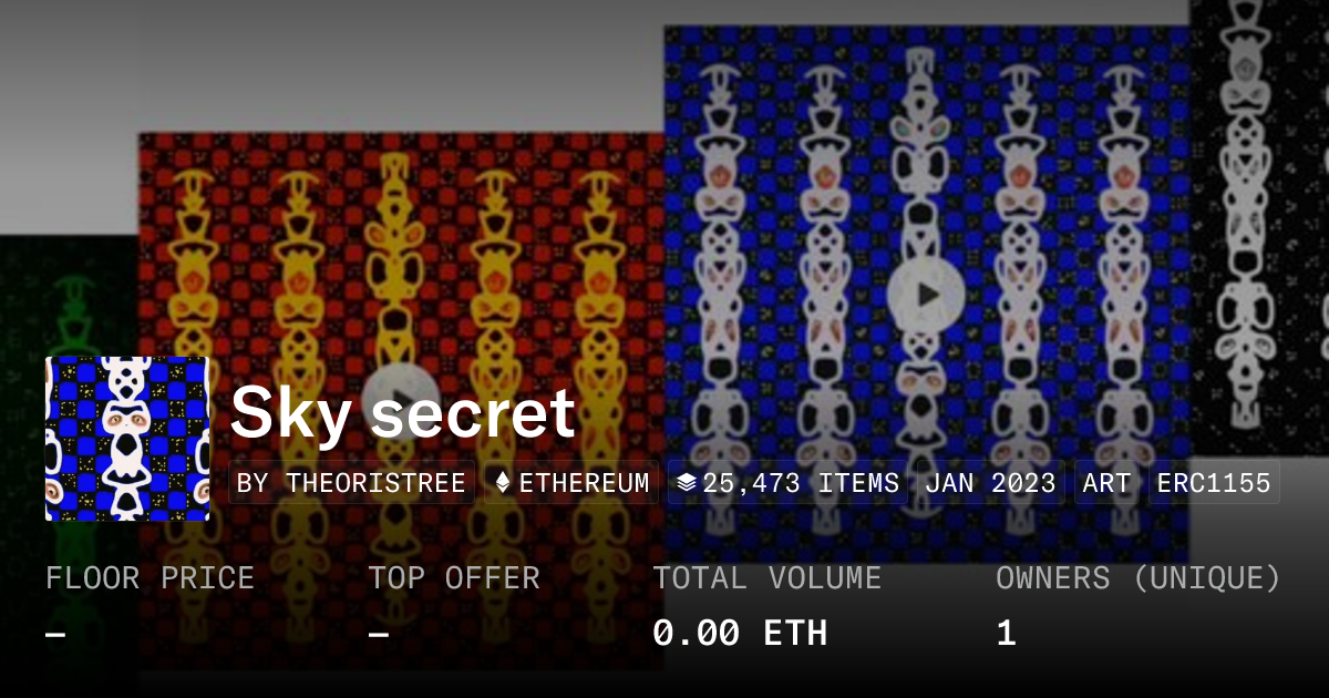 Sky secret - Collection | OpenSea