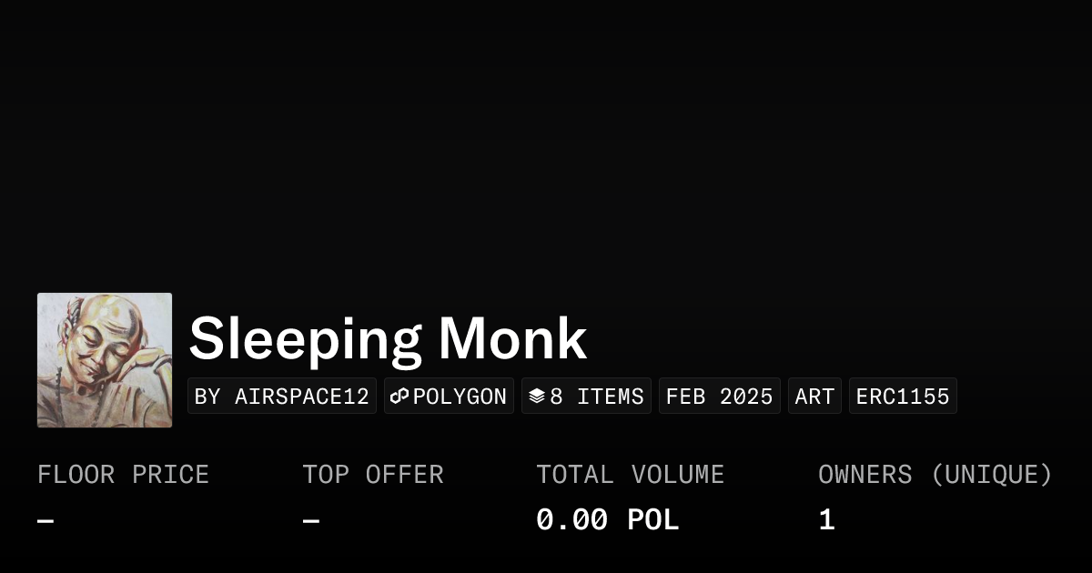 Sleeping Monk - Collection | OpenSea