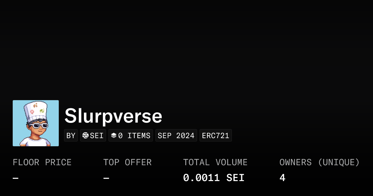 Slurpverse - Collection | OpenSea