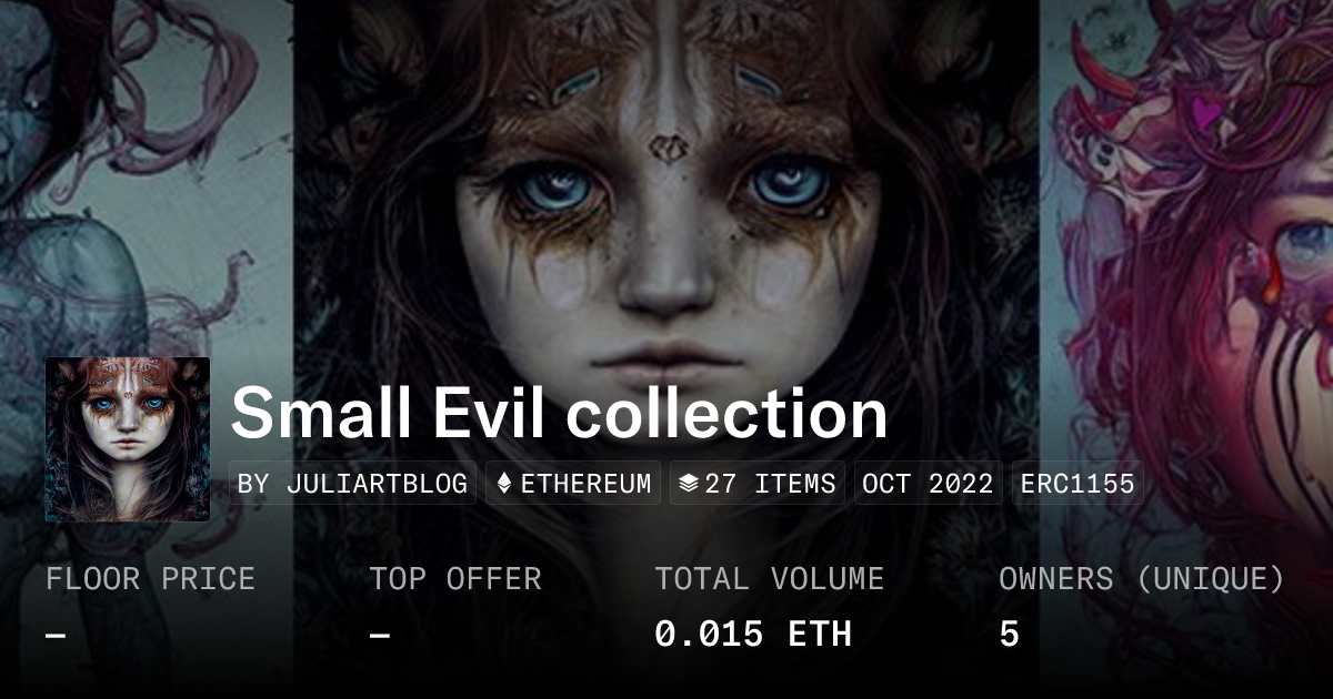 Small Evil collection - Collection | OpenSea