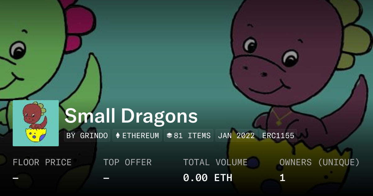 Small Dragons - Collection | OpenSea