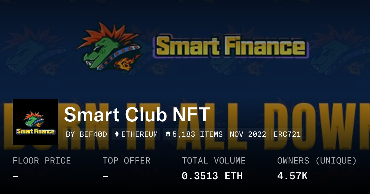 Smart Club NFT - Collection | OpenSea