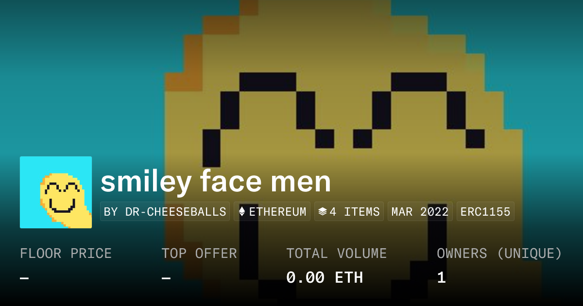 smiley face men - Collection | OpenSea