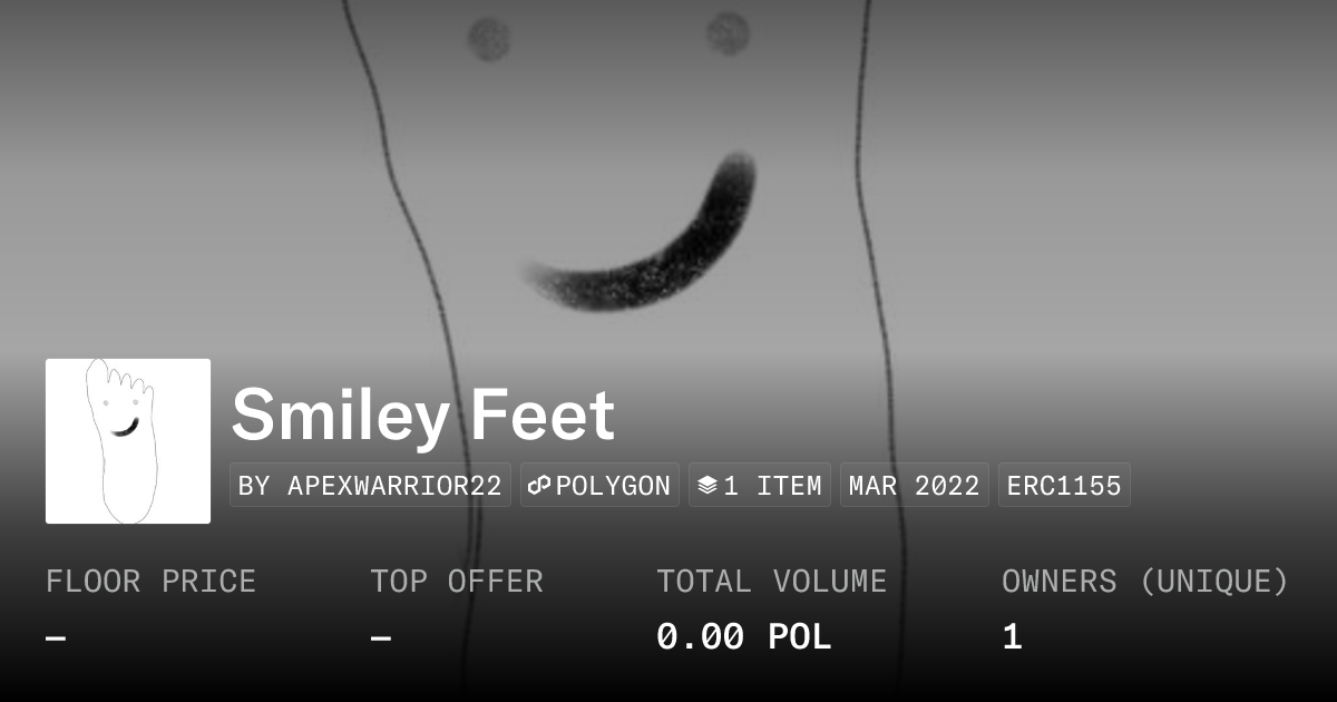 Smiley Feet - Collection | OpenSea