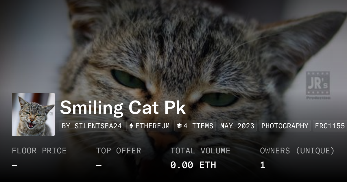 Smiling Cat Pk - Collection | OpenSea