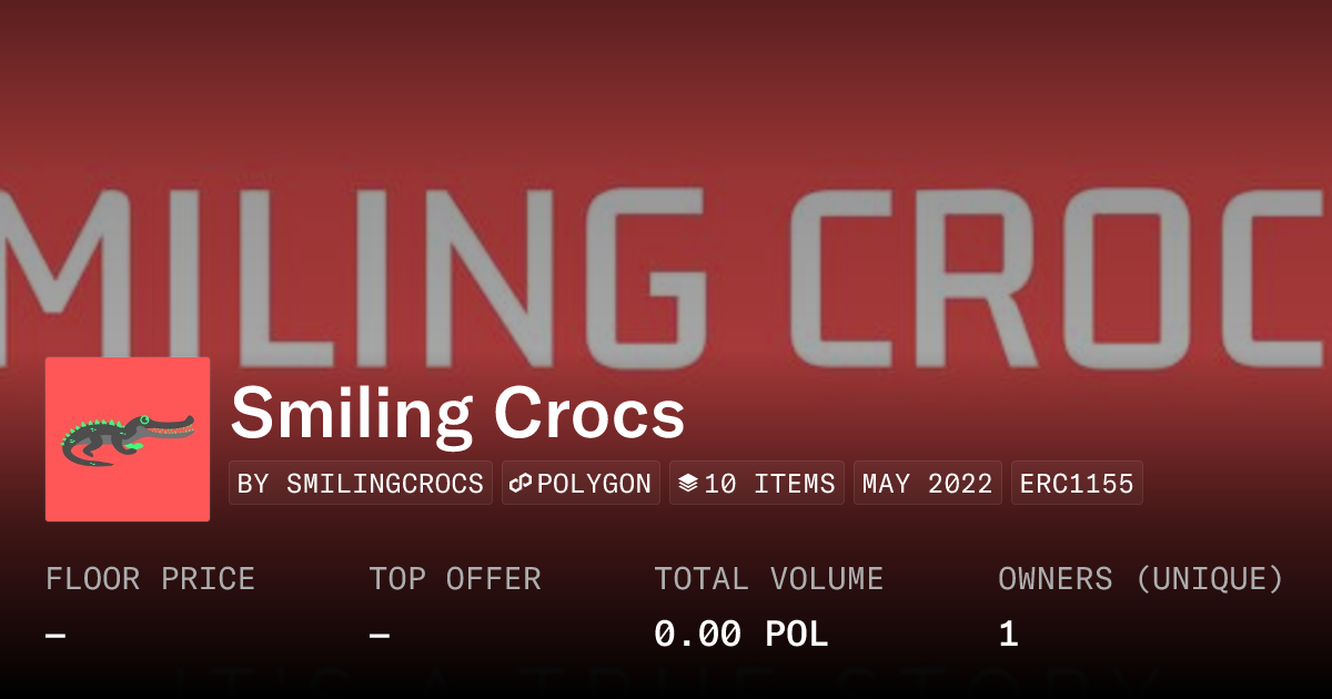 Smiling Crocs - Collection | OpenSea