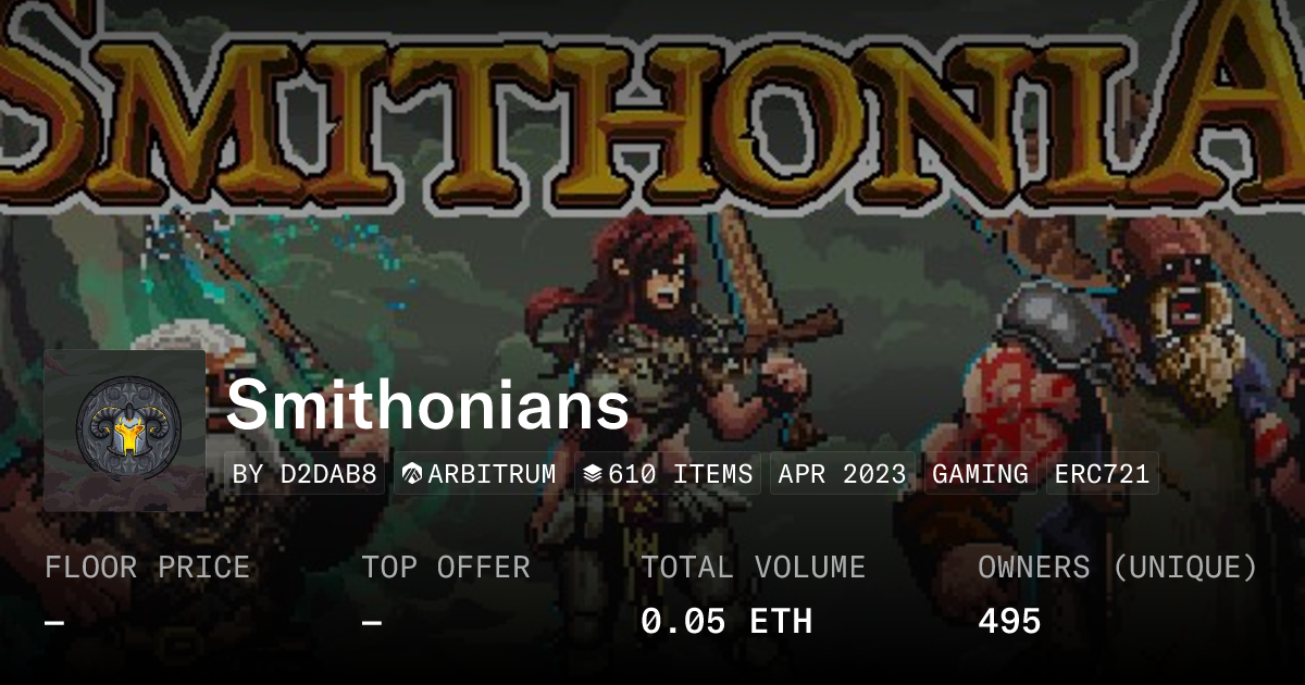Smithonians - Collection | OpenSea