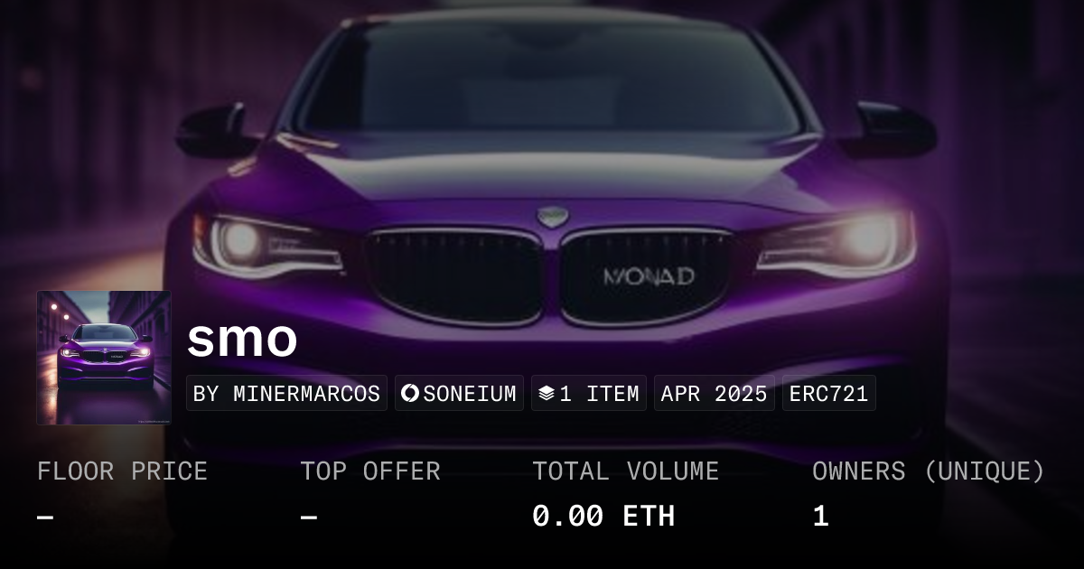 smo - Collection | OpenSea