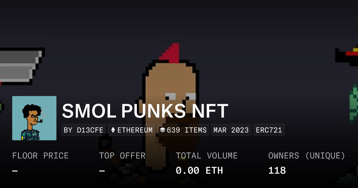 SMOL PUNKS NFT - Collection | OpenSea