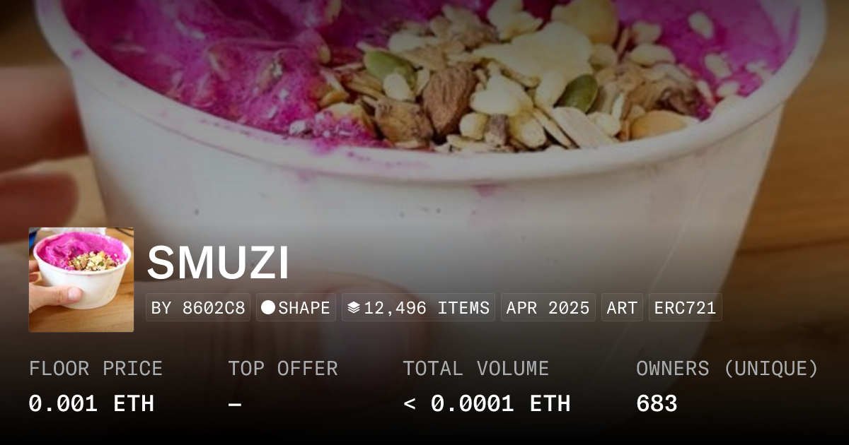 SMUZI - Collection | OpenSea