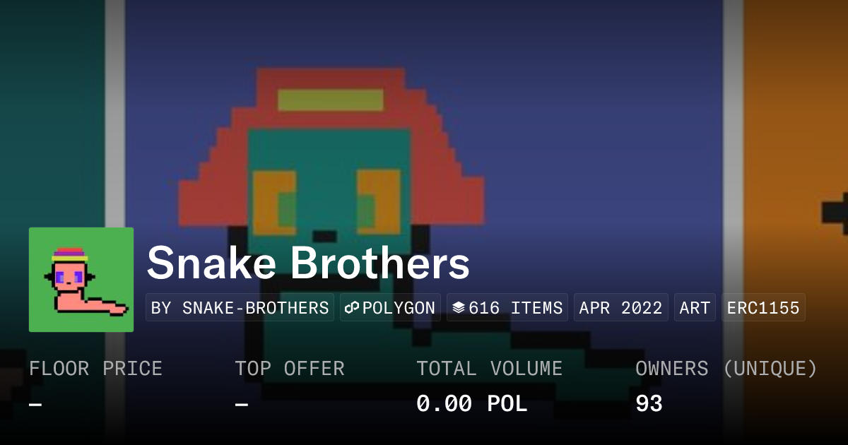 Snake Brothers - Collection | OpenSea