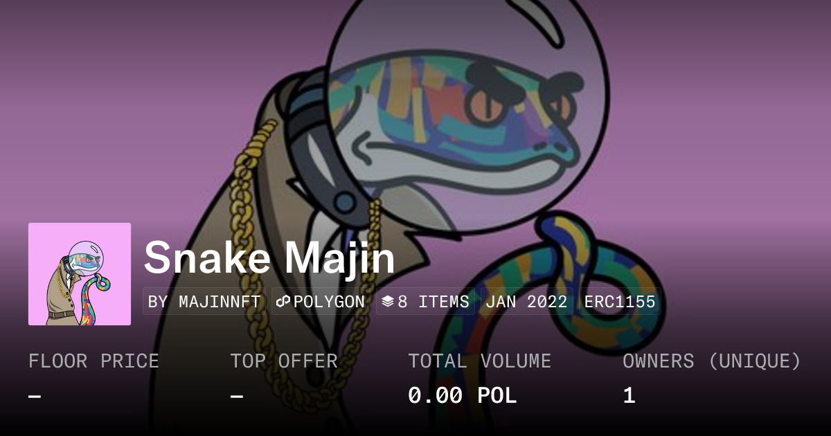 Snake Majin - Collection | OpenSea