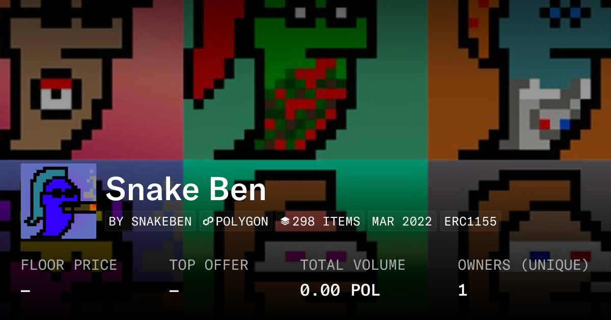 Snake Ben - Collection | OpenSea