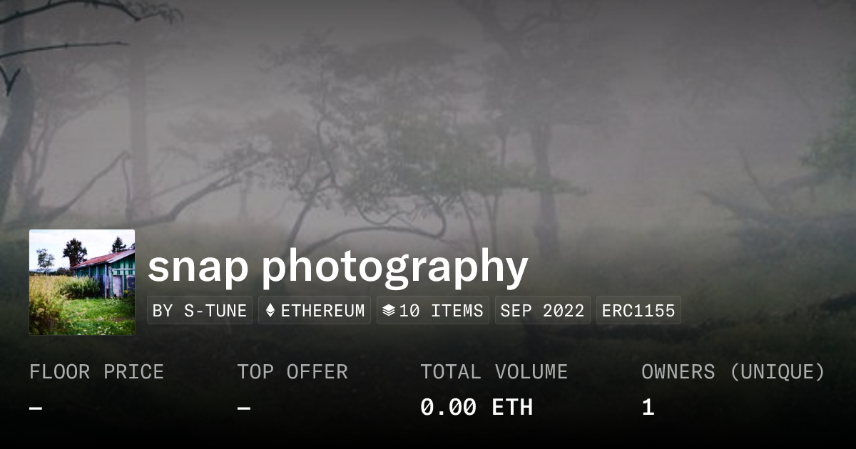 snap photography - Collection | OpenSea