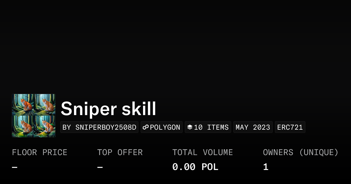Sniper skill - Collection | OpenSea