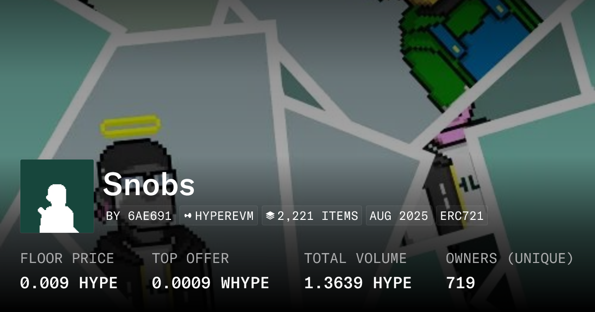 Snobs - Collection | OpenSea