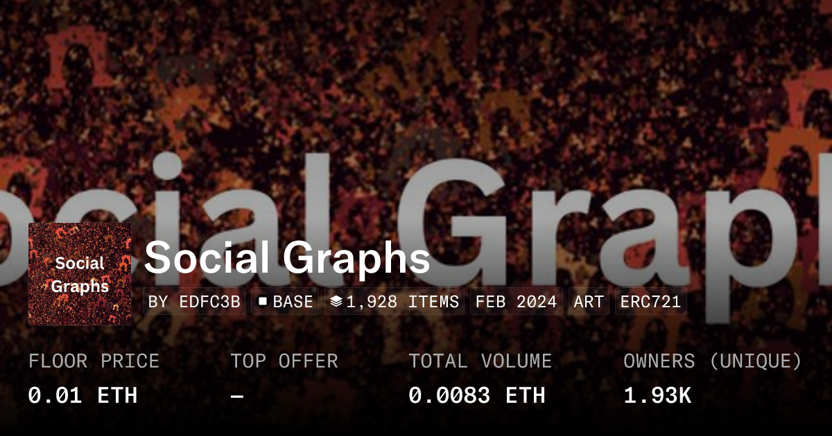 Social Graphs - Collection | OpenSea