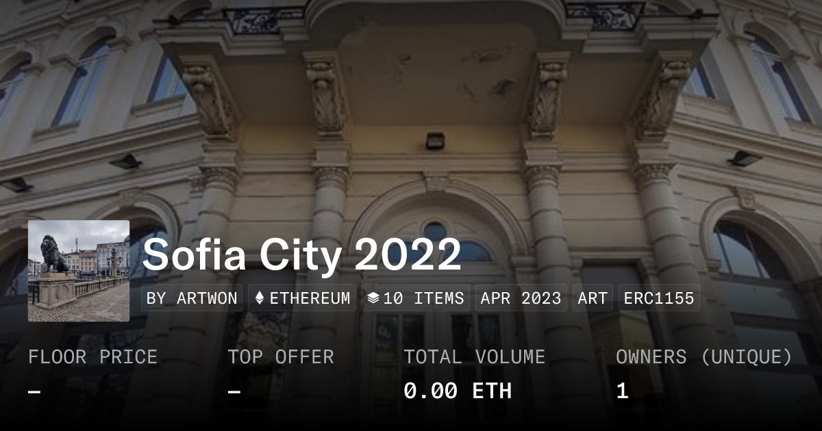 Sofia City 2022 - Collection | OpenSea