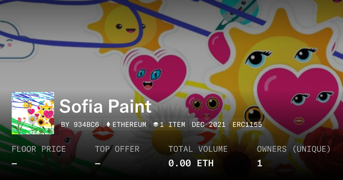 Sofia Paint - Collection | OpenSea