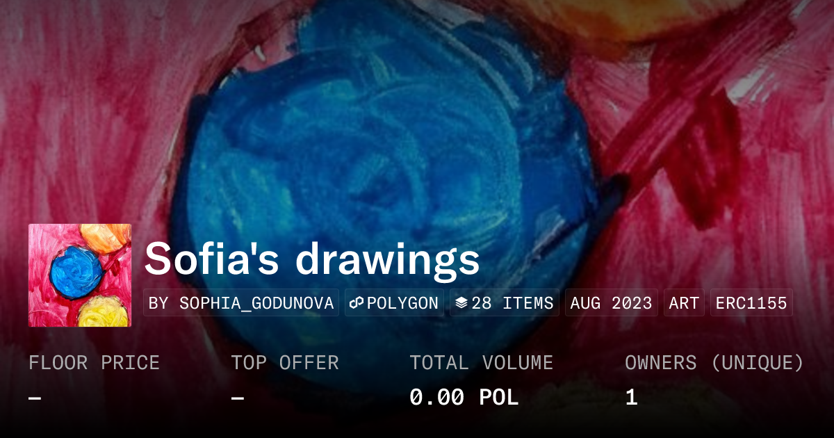 Sofia's drawings - Collection | OpenSea
