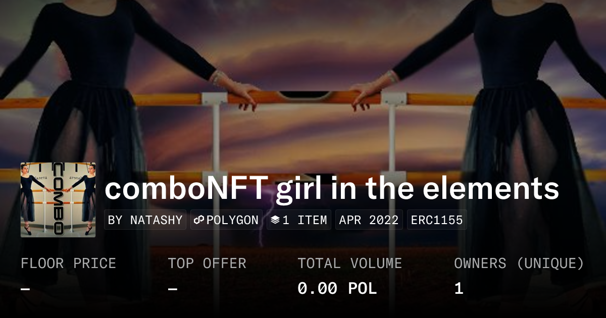 comboNFT girl in the elements - Collection | OpenSea