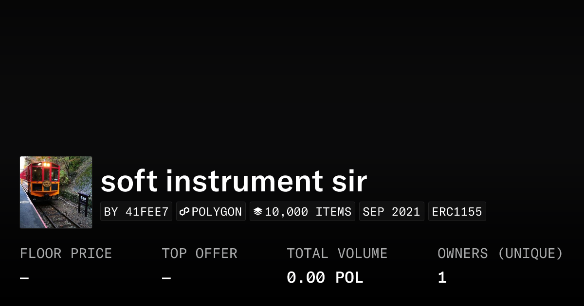soft instrument sir - Collection | OpenSea