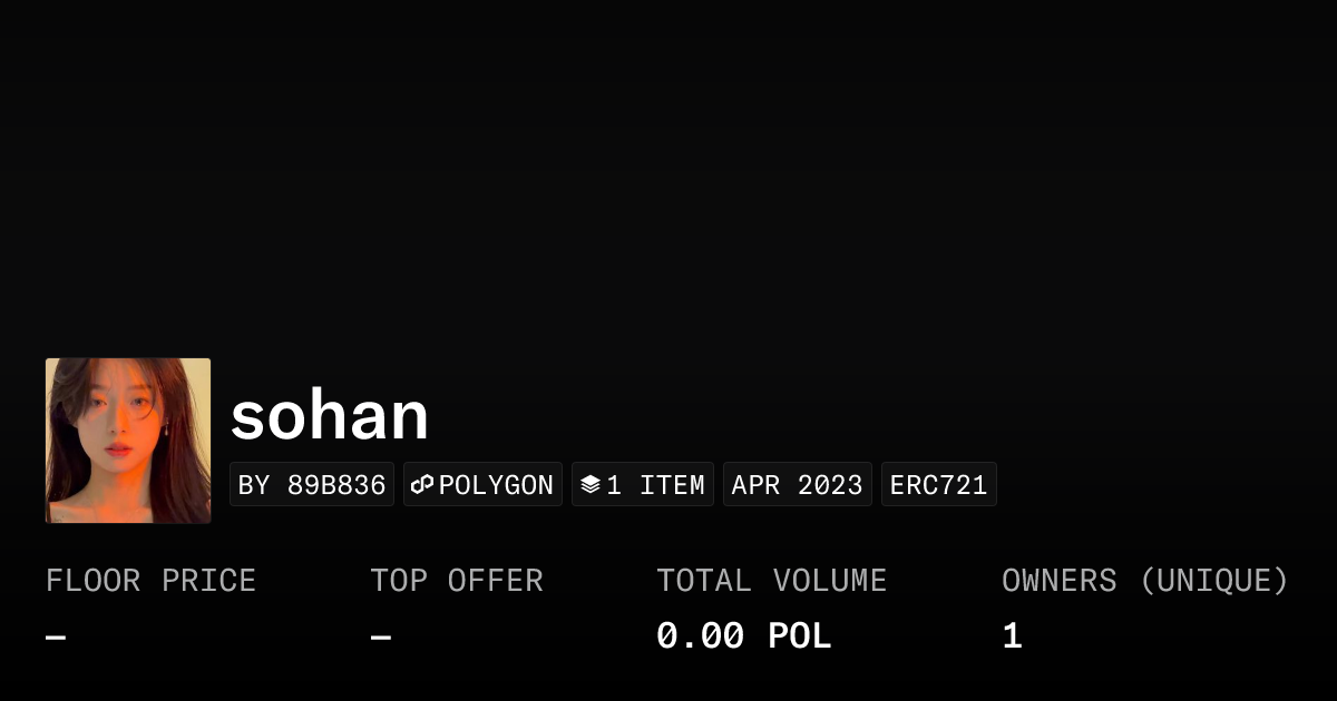 sohan - Collection | OpenSea