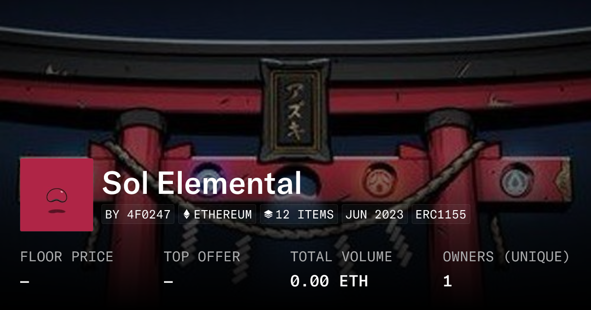 Sol Elemental - Collection | OpenSea