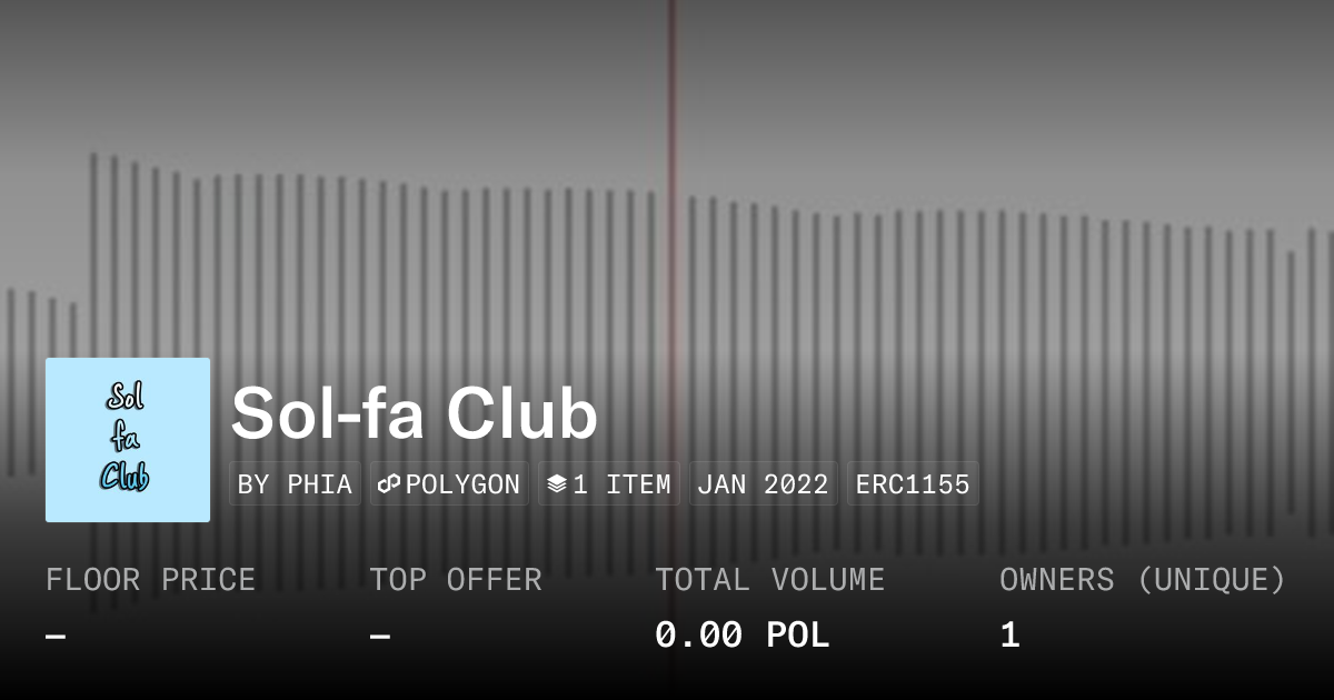 Sol-fa Club - Collection | OpenSea