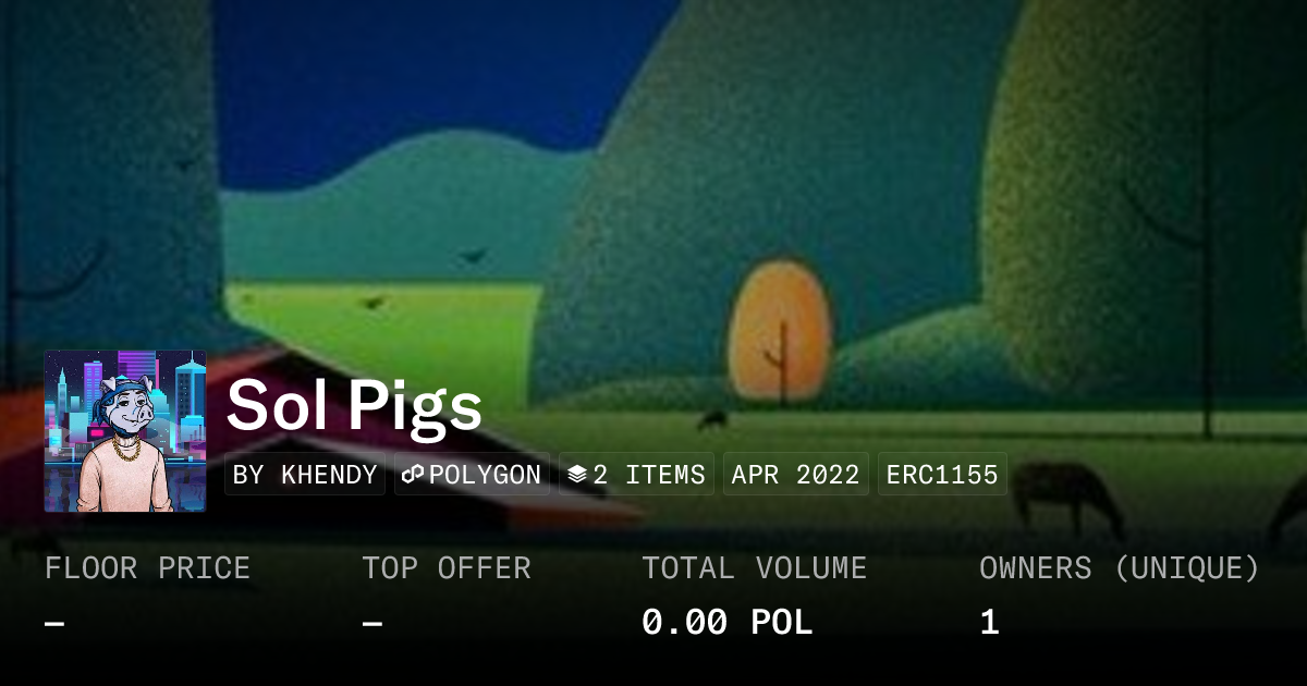 Sol Pigs - Collection | OpenSea