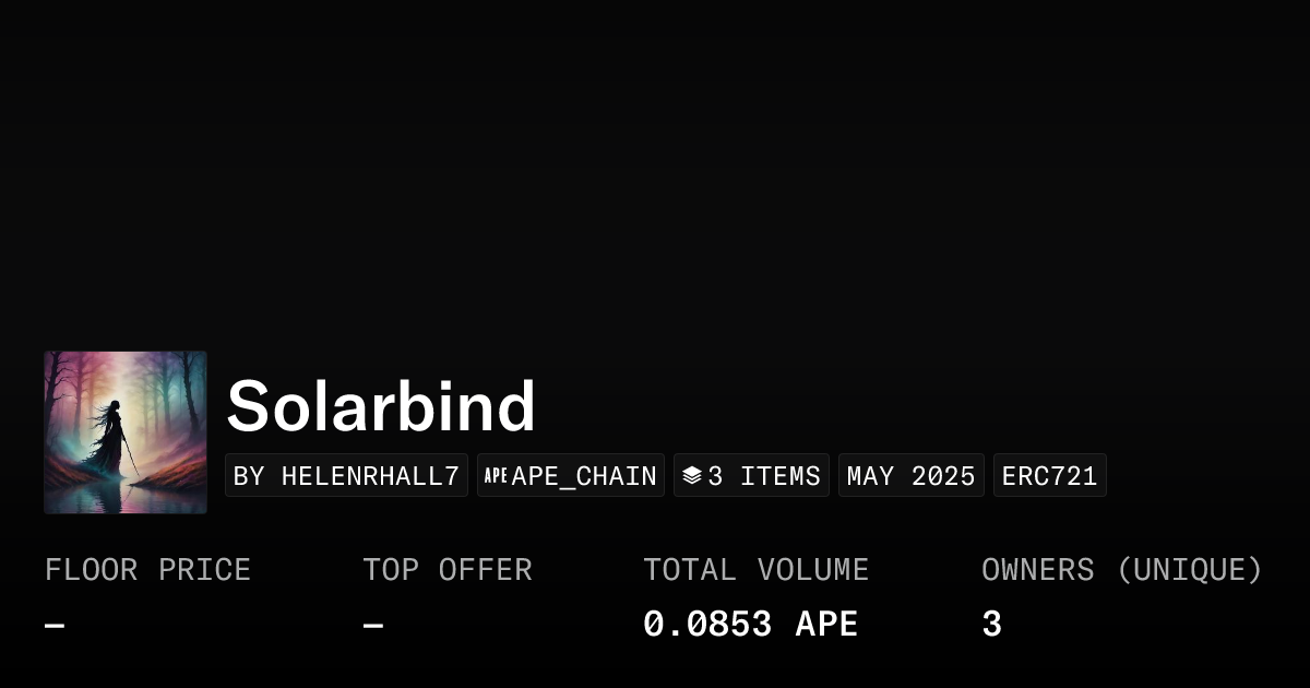 Solarbind - Collection | OpenSea