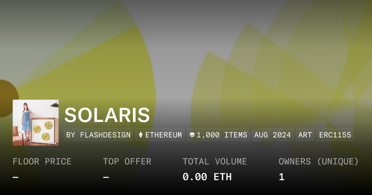 SOLARIS - Collection | OpenSea
