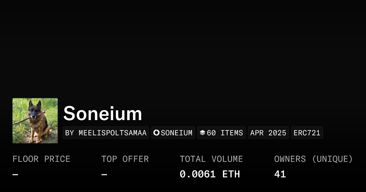 Soneium - Collection | OpenSea