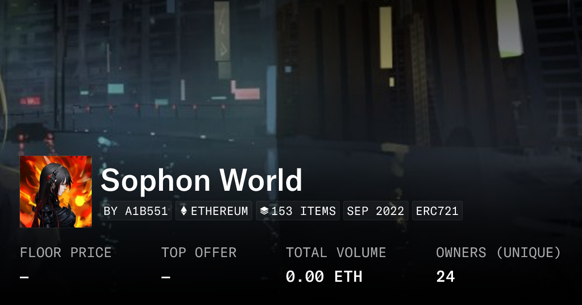 Sophon World - Collection | OpenSea