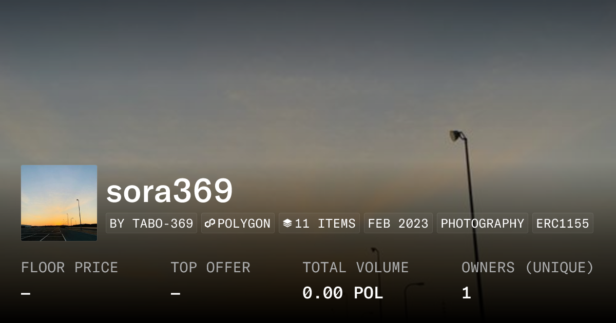 sora369 - Collection | OpenSea